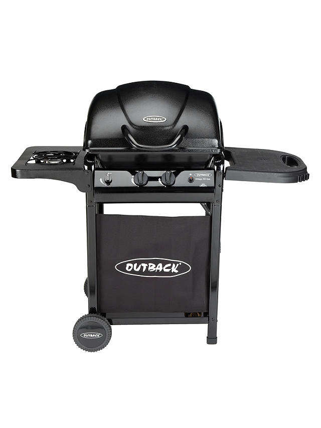 **2 Winners ** Outback Omega 250 2-Burner Gas BBQ, Black – Competition Fox