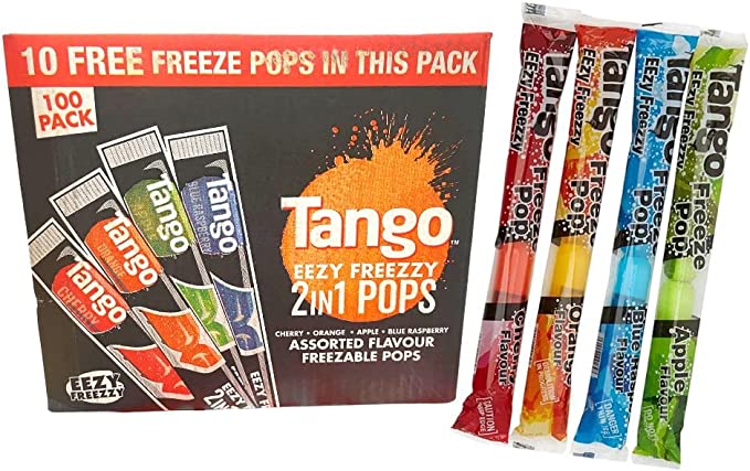 FOX GIVEAWAY-Tango Ice Poles - Freeze Lollies - Bulk Box of 100 ...