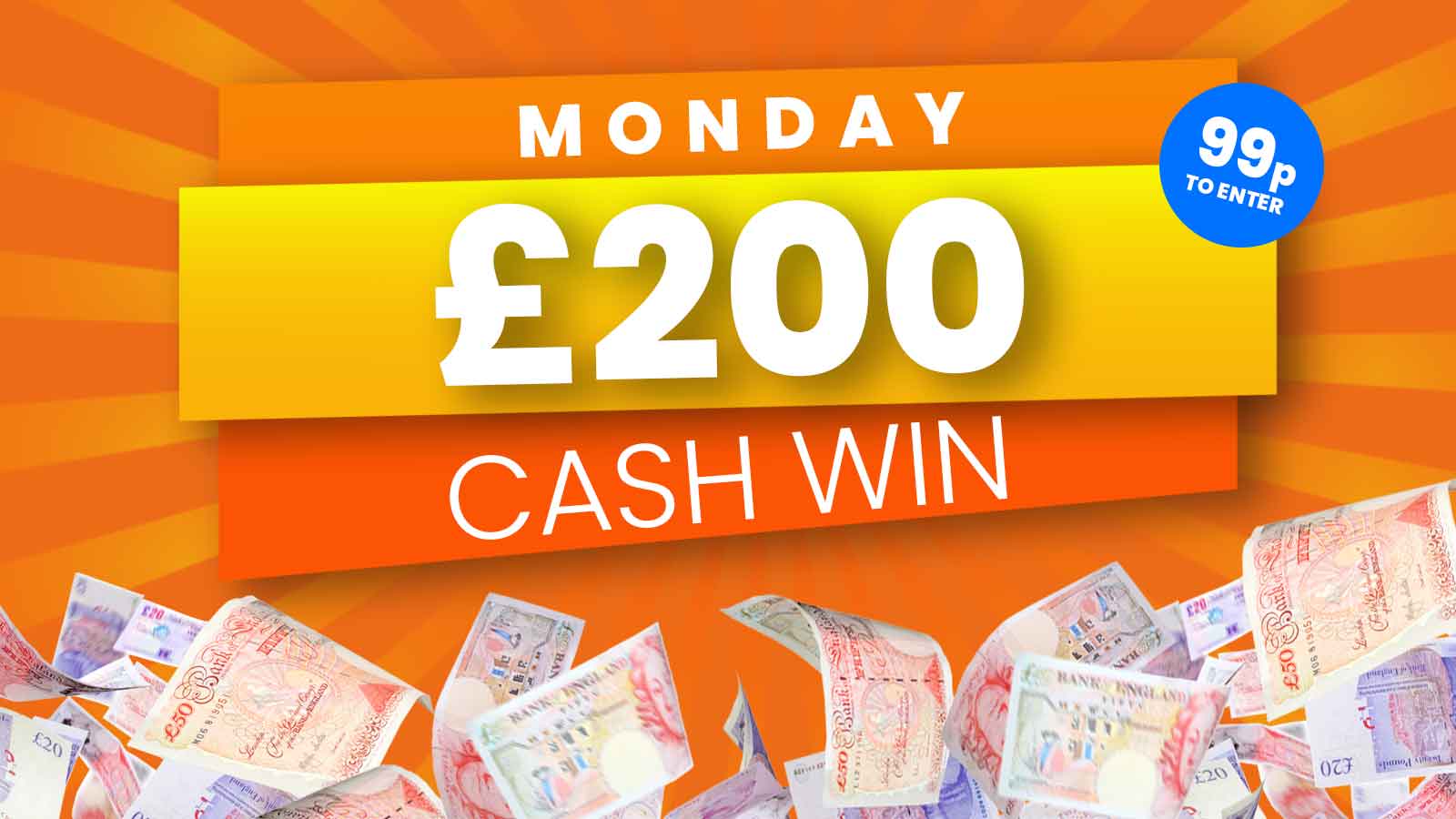 WIN £200 CASH FOR 99P – Competition Fox