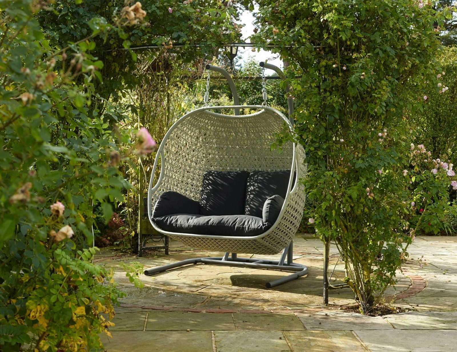 Bramblecrest Chatsworth Double Hanging Cocoon- Double Egg Chair ...