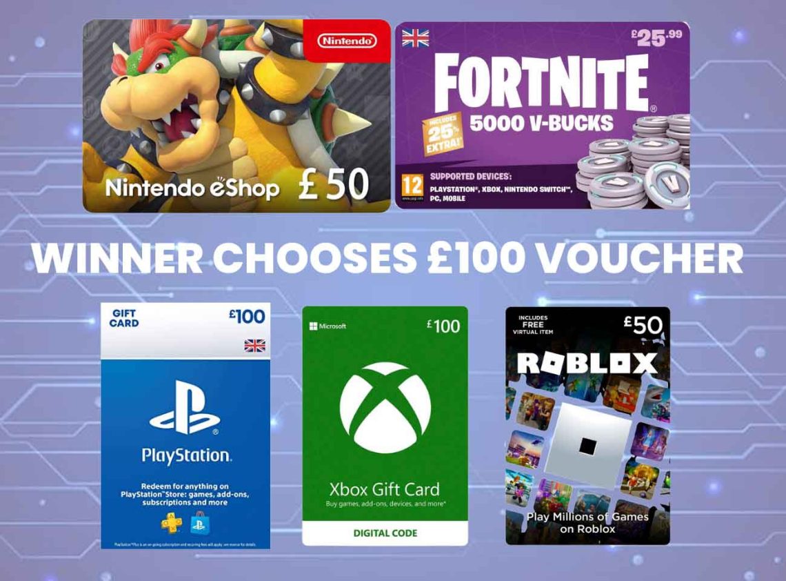 WINNERS CHOICE – £100 GAMING GIFT CARD – Competition Fox