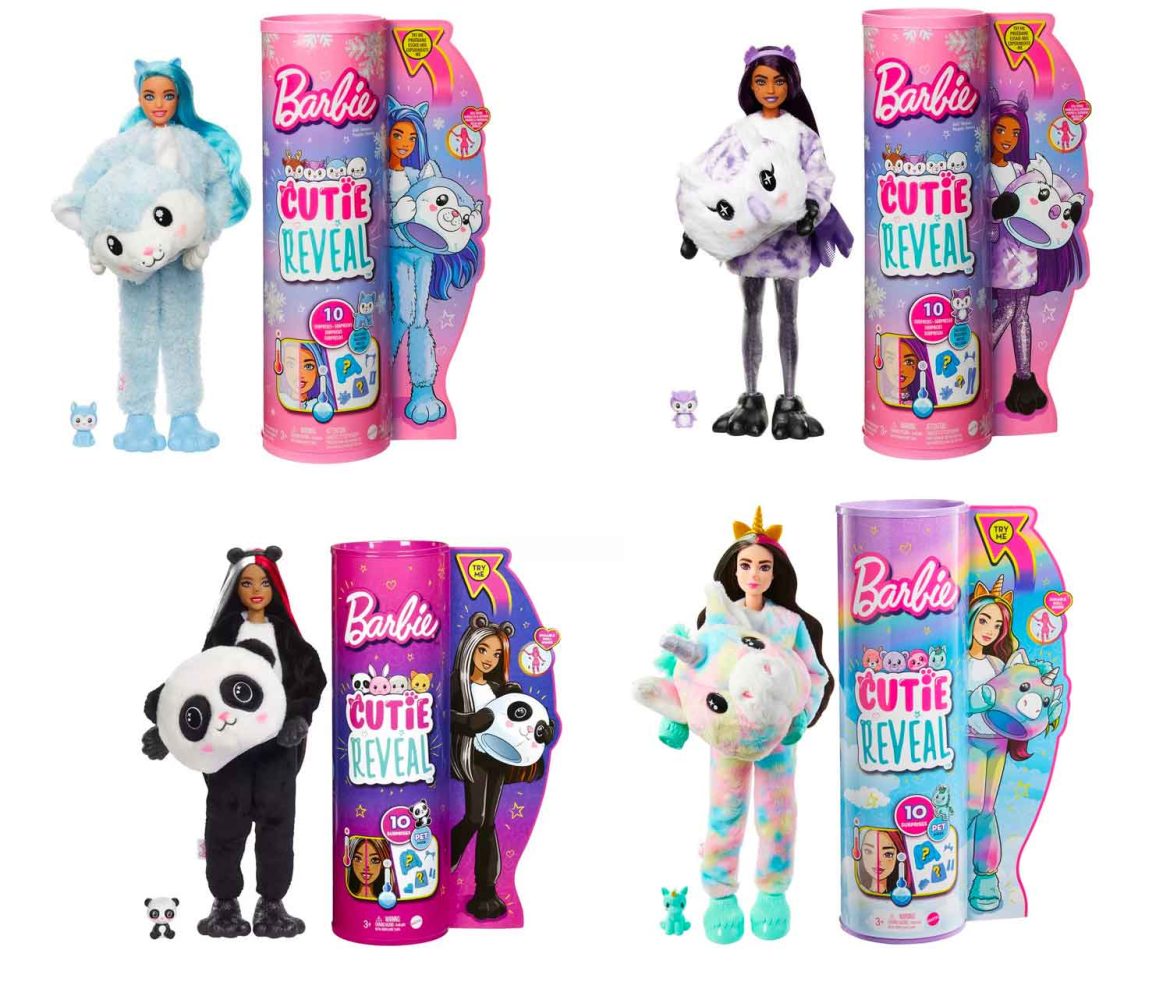 TOY DAY- AUTO WIN- Barbie Cutie Reveal Set - Competition Fox