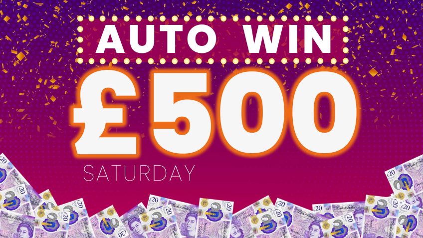 WIN £500 SATURDAY CASH-31/01 – Competition Fox