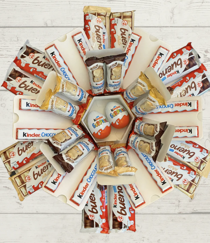 AUTO WIN – White Kinder Chocolate Explosion Reveal Box – Competition Fox