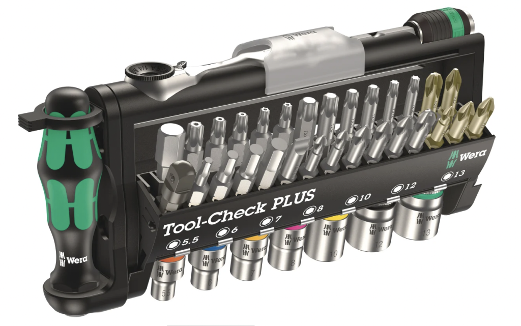 Wera Interchangeable Hexagon, Hex-Plus, Phillips, Pozidriv, Slotted Screwdriver Set 39 Piece ...