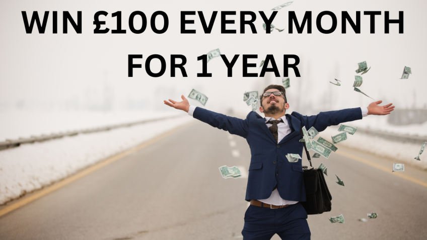 WIN £100 EVERY MONTH FOR 1 YEAR – Competition Fox
