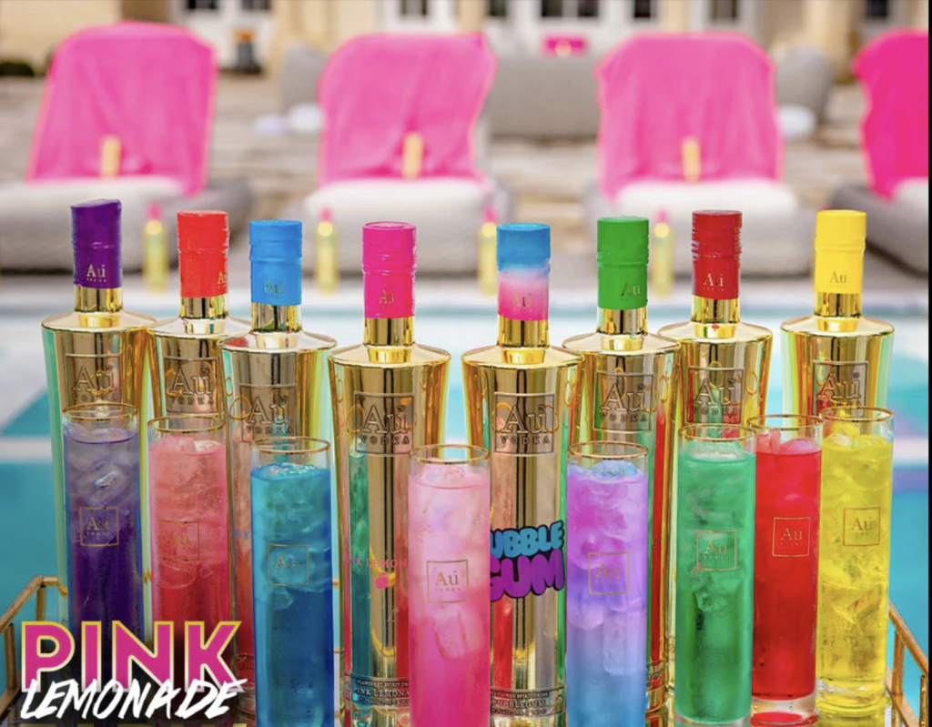 The Au Vodka 8 Bottle Collection including our newest summer flavour ...
