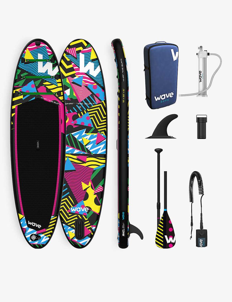 WAVE SPAS Wave SUP inflatable PVC and foam paddleboard set 10ft ...