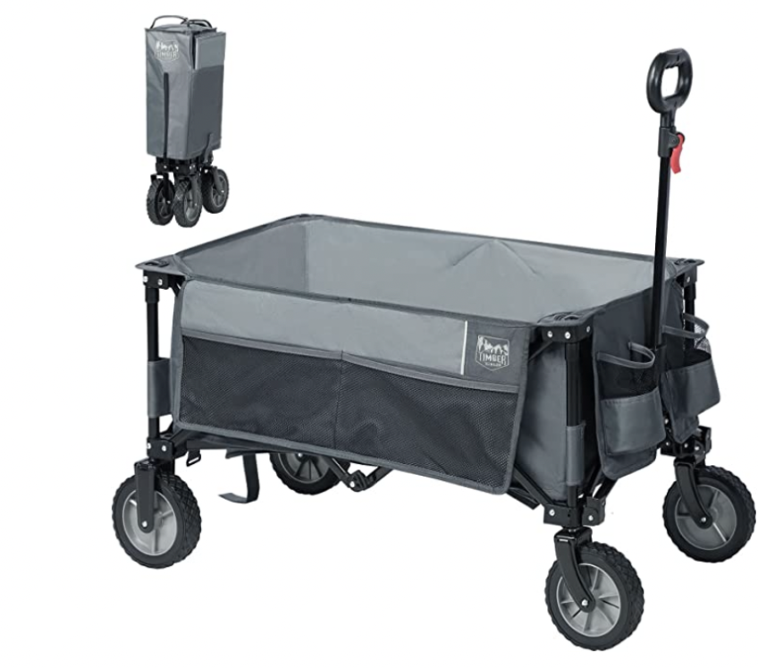 AUTO WIN - Timber Ridge Folding Festival Trolley Garden Trolley - 15/05 ...
