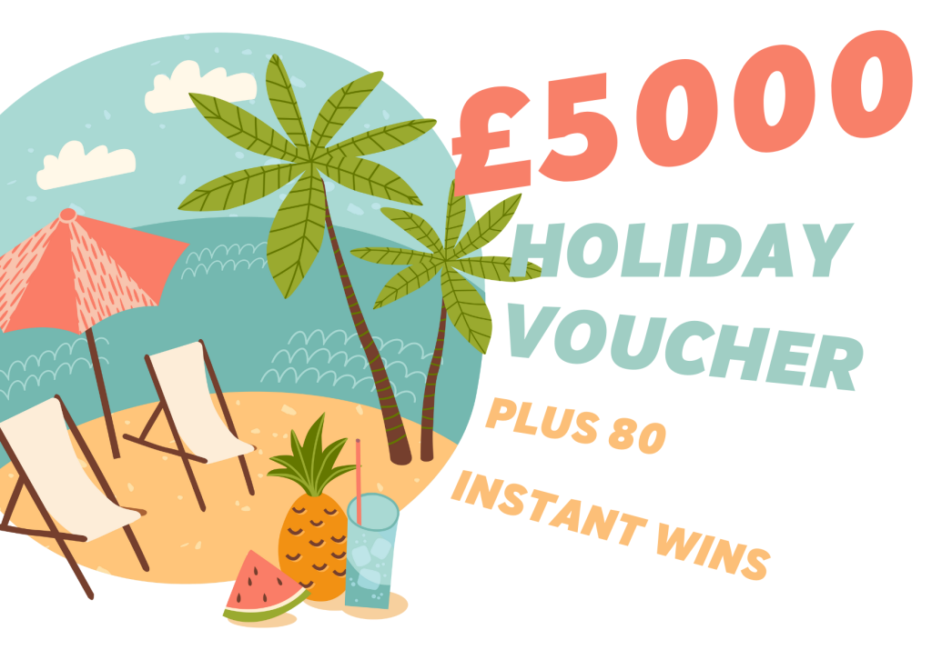 WIN £5000 HOLIDAY VOUCHER + 80 INSTANT WINS - Competition Fox