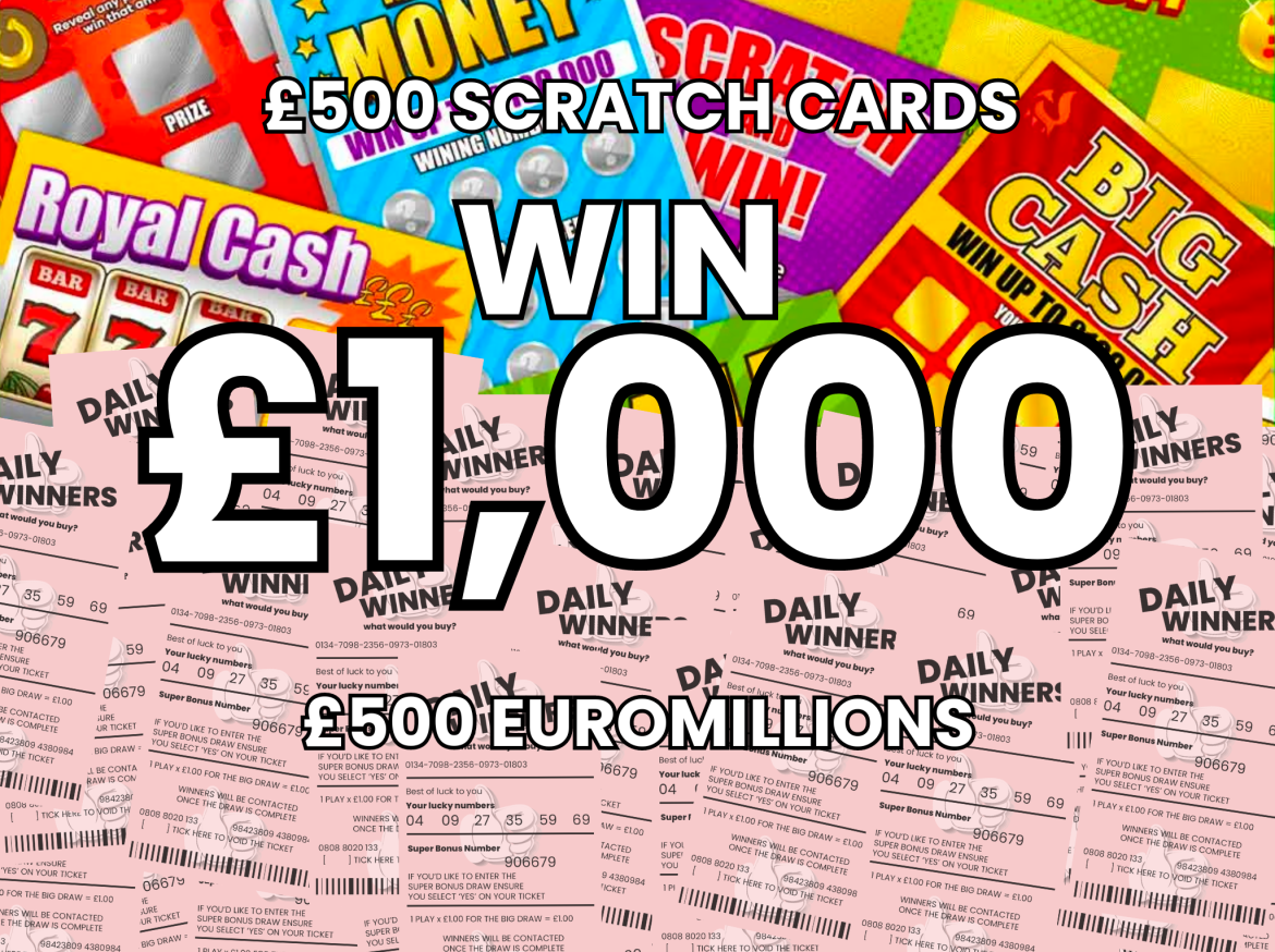 £500 SCRATCH CARDS & £500 EUROMILLIONS BUNDLE – Competition Fox