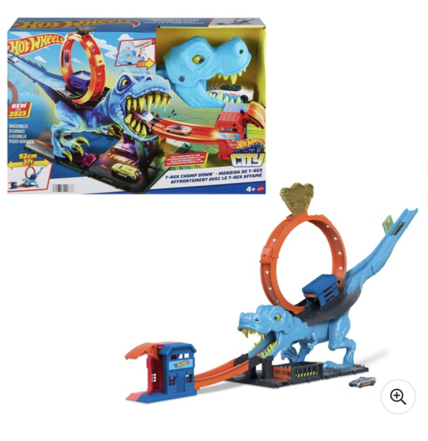 QUICK - AUTO WIN - Hot Wheels City T-Rex Chomp Down Playset - 22/09 ...