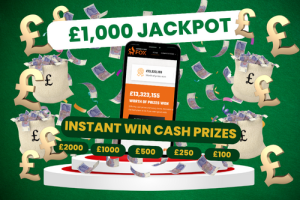 20K CASH INSTANT WINS! MAIN JACKPOT £1000 - Competition Fox