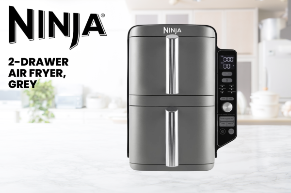 Ninja Double Stack XL 2-Drawer Air Fryer, Grey-AUTO WIN 06/10 ...