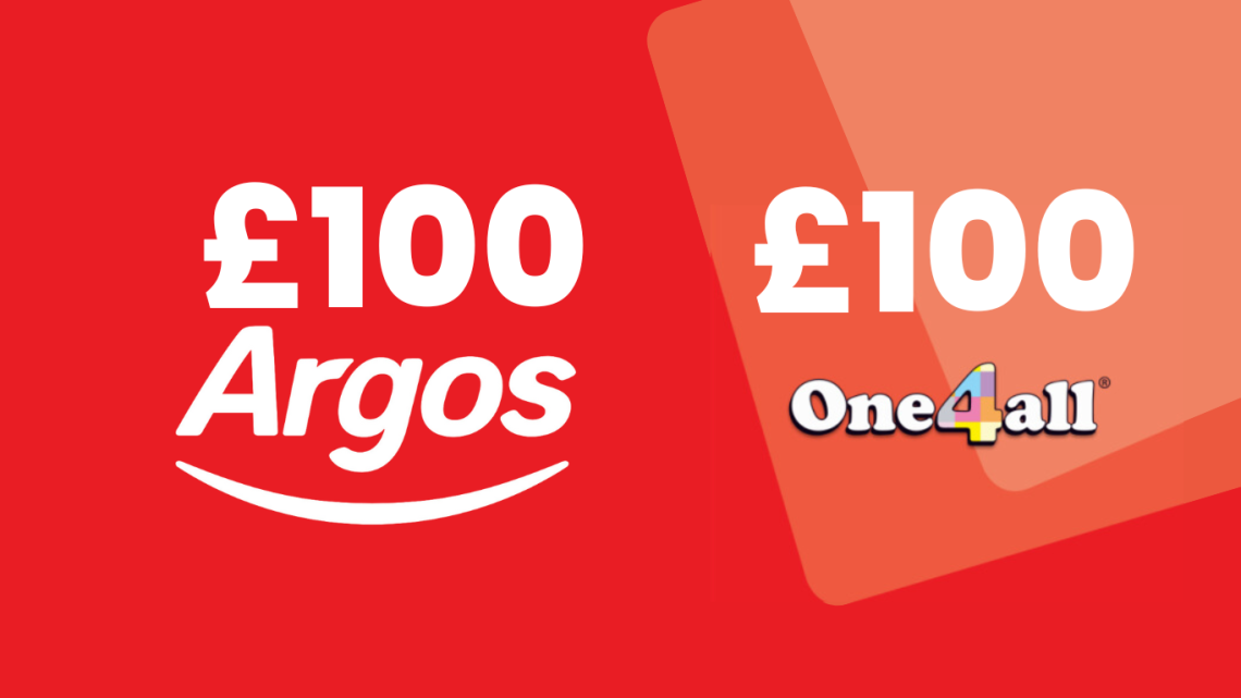 WIN £100 ARGOS & £100 ONE FOR ALL GIFT CARD - Competition Fox