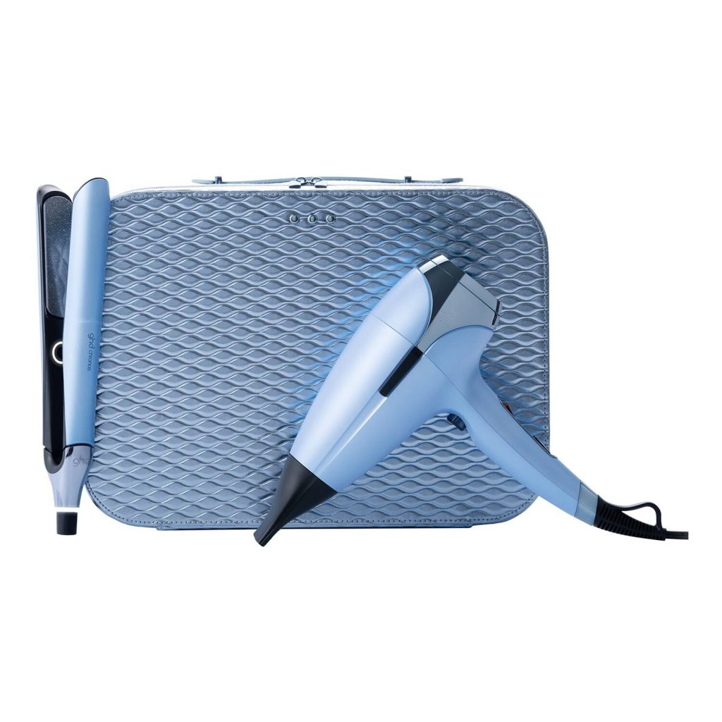 GHD Deluxe Chronos Straightener & Helios Hair Dryer in Icy Blue-23/09 ...