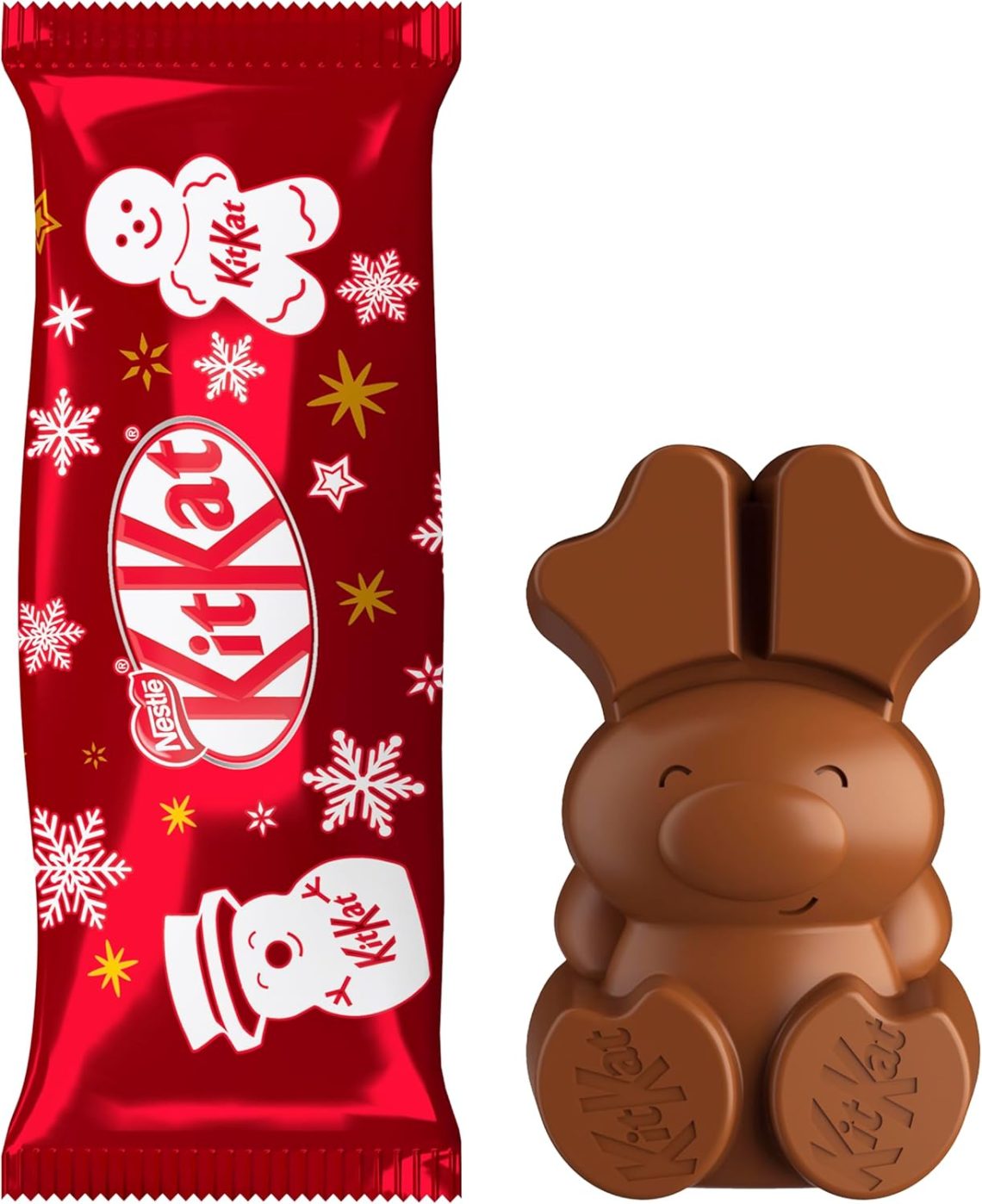 Nestle Kit Kat Christmas Friends 100 Assorted Milk Chocolate Christmas ...