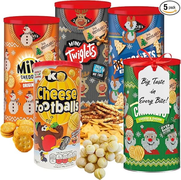 CRISPS MULTIPACK CHEESE SNACKS TUBES – BULK BUY OF 5 ORIGINAL CHEDDARS ...