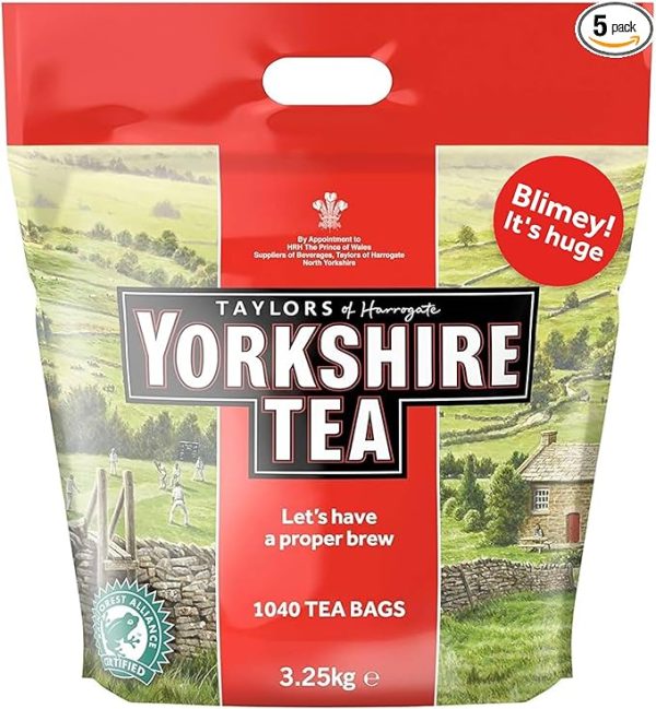 FOX GIVEAWAY Yorkshire Tea, Total 1040 Tea Bags, – Competition Fox