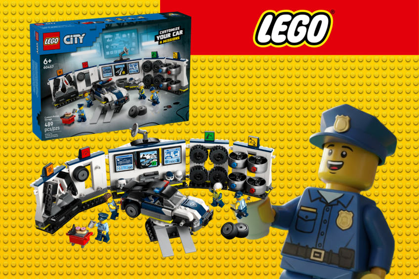 LEGO Custom Police Car Garage 60457-AUTO WIN – Competition Fox