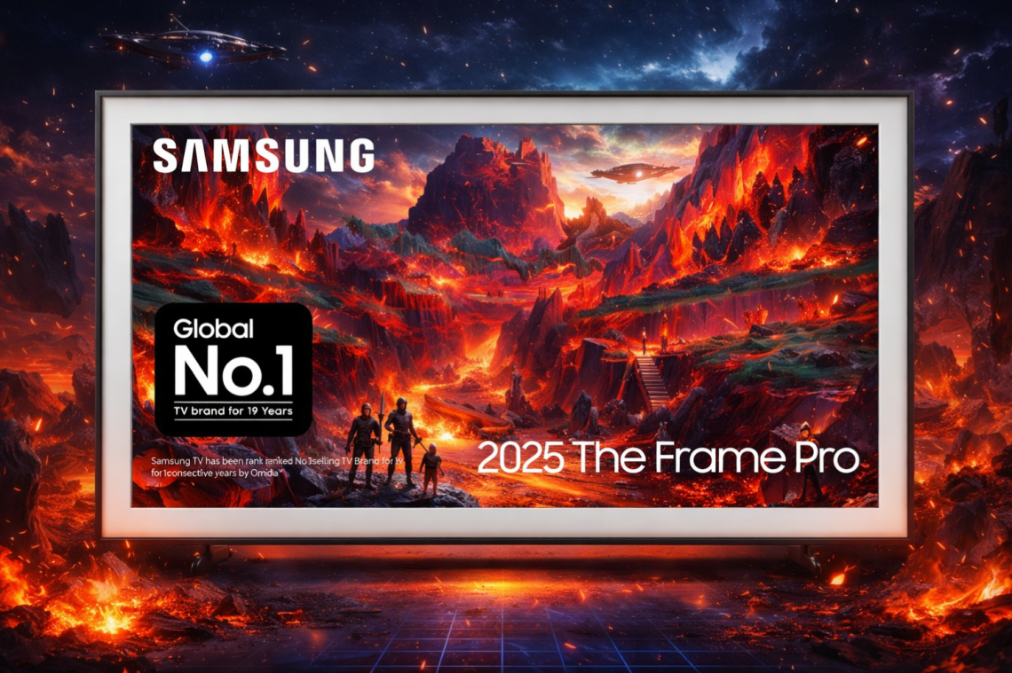 Samsung The Frame Pro (2025) Neo QLED Mini LED Art Mode Smart AI TV, 65 ...