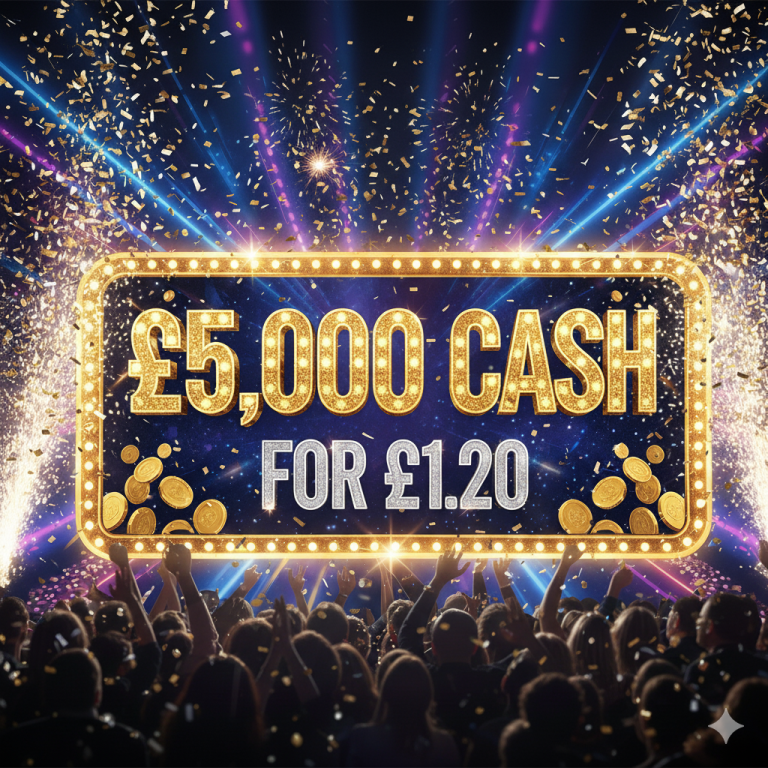 WIN £5000 CASH FOR £1.20 – Competition Fox