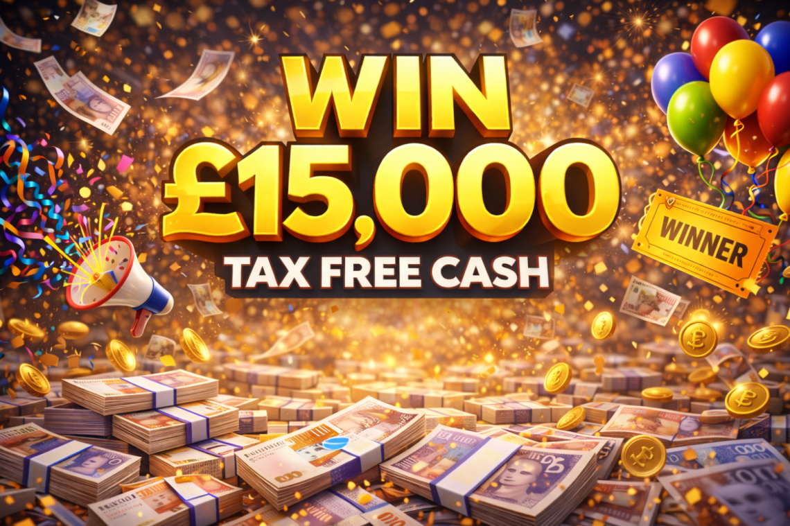 Win £15,000 Tax Free Cash-21/01 – Competition Fox
